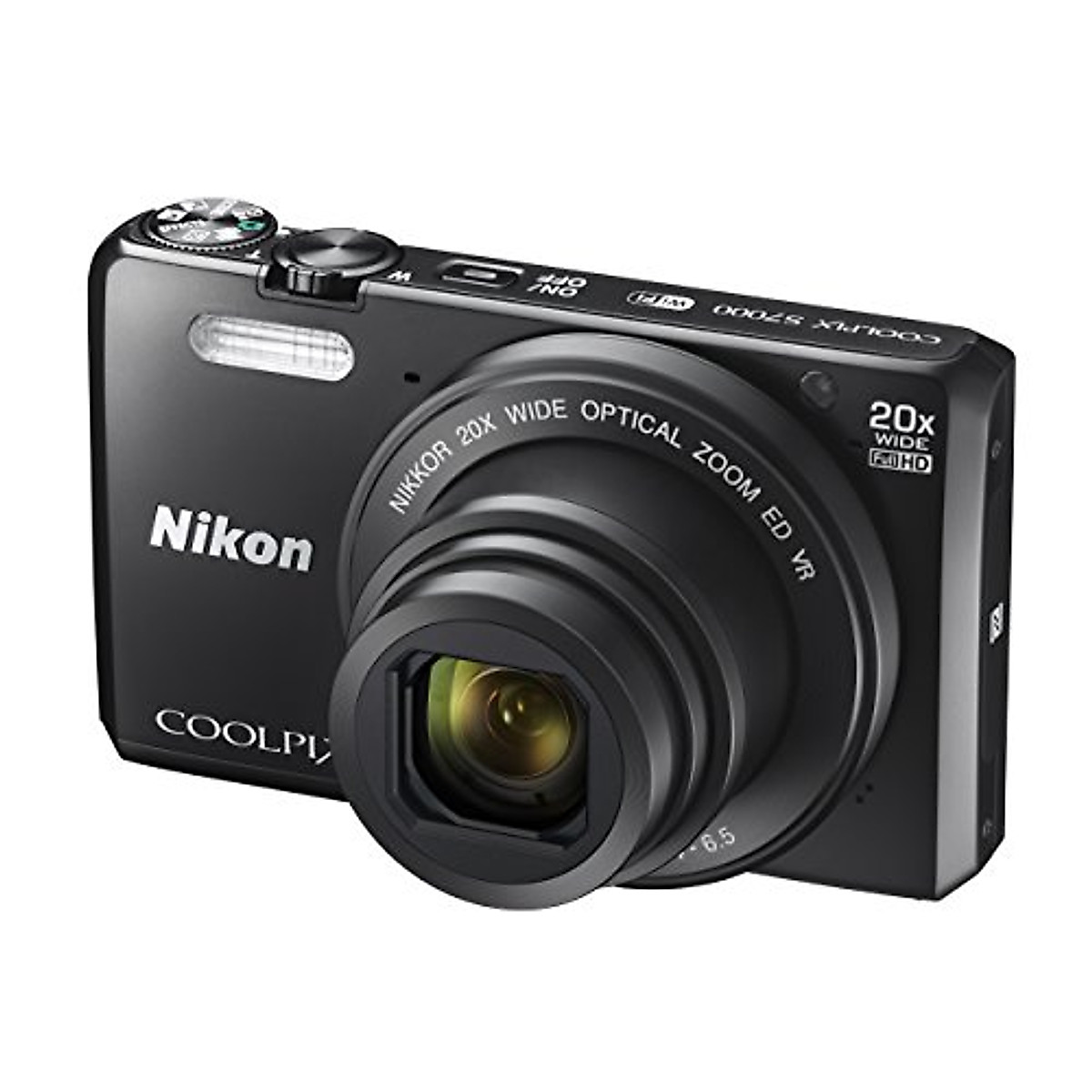 Nikon Coolpix S7000 16 MP Digital Camera with 20x Optical Image Stabilized Zoom 3-Inch LCD (Black)