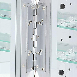 Pegasus SP4603 30-Inch Deco High Oval Framed Medicine Cabinet, Oil Rubbed Bronze