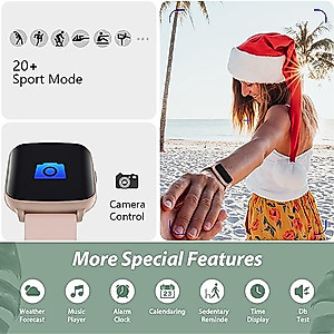 Smart Watches for Women Men, Fitness Tracker with 24/7 Blood Pressure Heart Rate Monitor, 20 Sport Modes Sleep Tracker Step Counter for Walking Activity Tracker and Smart Watch for Android iPhone iOS