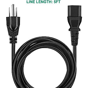 Printer AC Power Cord USB Printer Cable Compatible for Brother HL-L3290CDW HL-4150CDN,HL-5240,HL-5250DN,HL-5250DN,HL-5450DN,HL-L5100DN,HL-L5200DW,HL-5340D,HL-5370DW,HL-L6200DW,HL-L8260CDW (USB Cable)