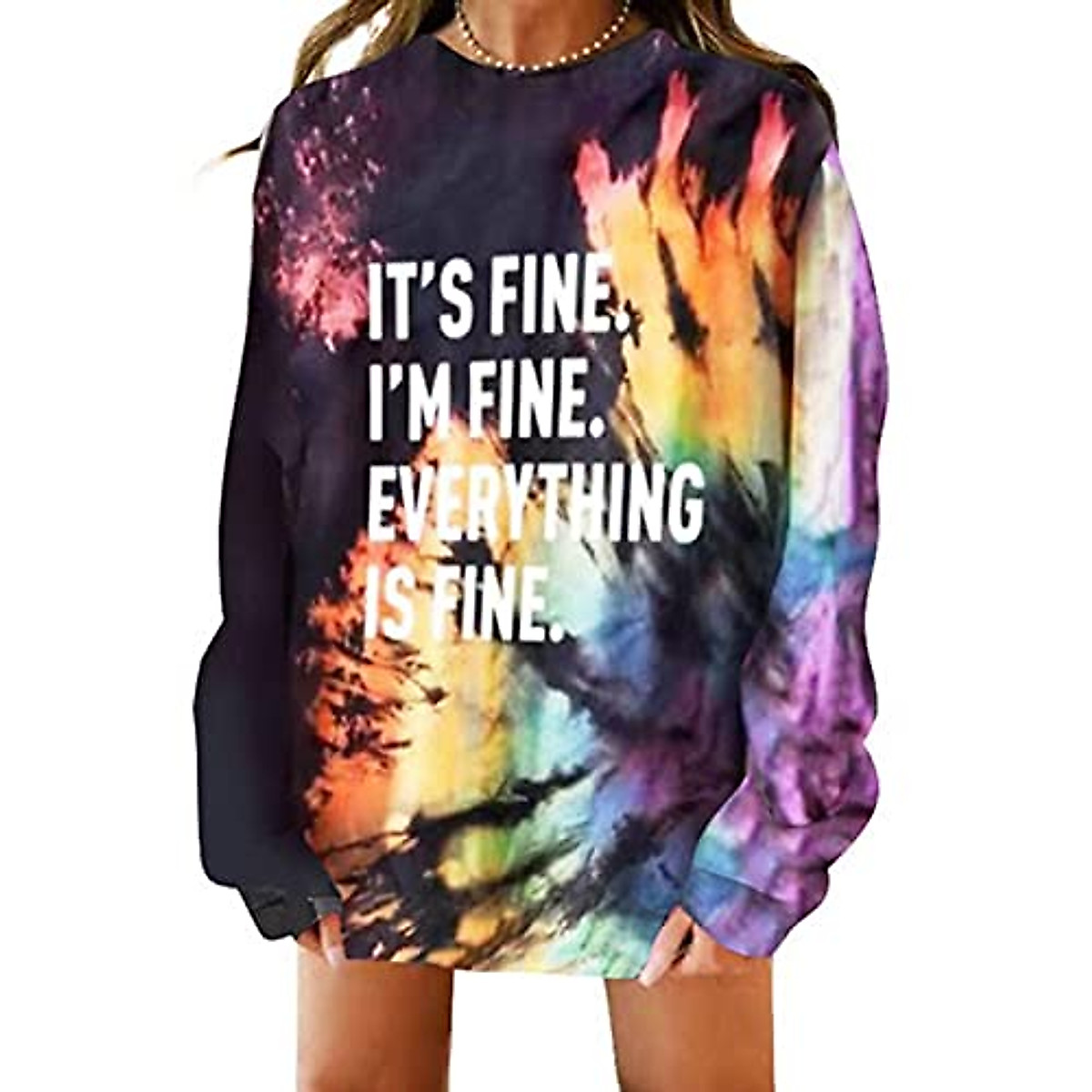 Zieglen Halloween Costumes for Girls Womens Leopard Print Tops Long Sleeve Casual Loose Fit Shirts Color Block Tunics