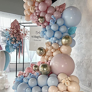 Gender Reveal Balloon Arch Pink And Blue Garland Kit For Boy Or Girl Pastel Party Decoration Baby Birthday