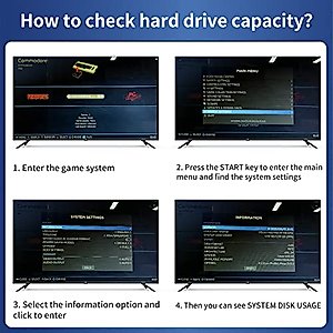 Kinhank 2TB HDD Portable External Game Hard Drive Disk with 120,000+ Games,Batocera 33 System Compatible with 70+ Classic Emulators for Laptop/PC/Windows/Mac OS/Super Console X Mini PC Box,USB 3.0