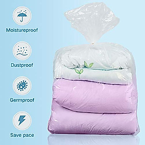 plastic bag，storage bags，storage，large storage bags，jumbo storage bags，large plastic bags,Set of 6 (Medium(35×23）)