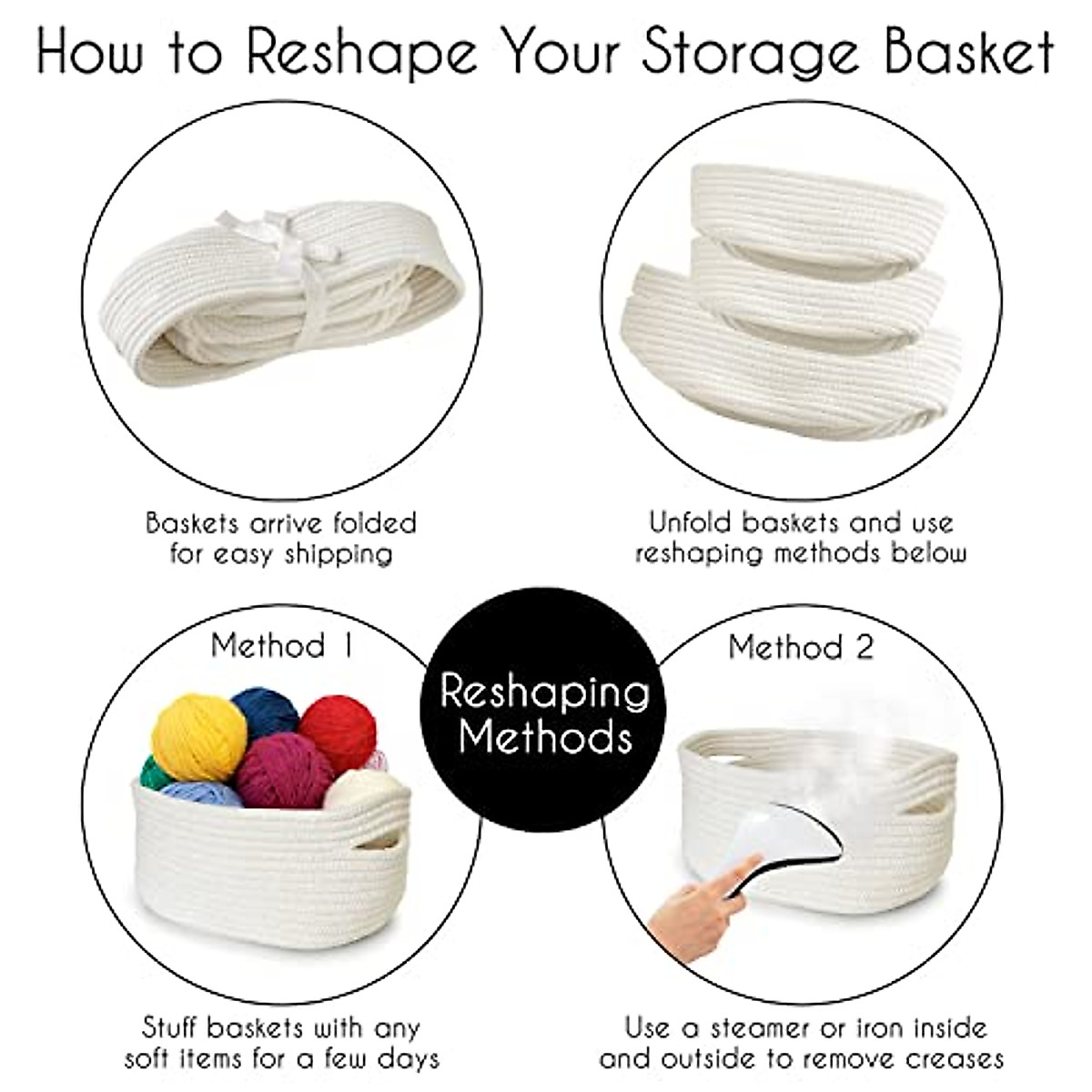 Sweet Jojo Designs Blush Pink Gold Star Moon Girl Woven Storage Basket Set 3pc Cotton Rope Diaper Caddy Bins Baby Nursery Shelf Kids Closet Drawer Organizer Liner Grey Celestial Sky Gray Shabby Chic