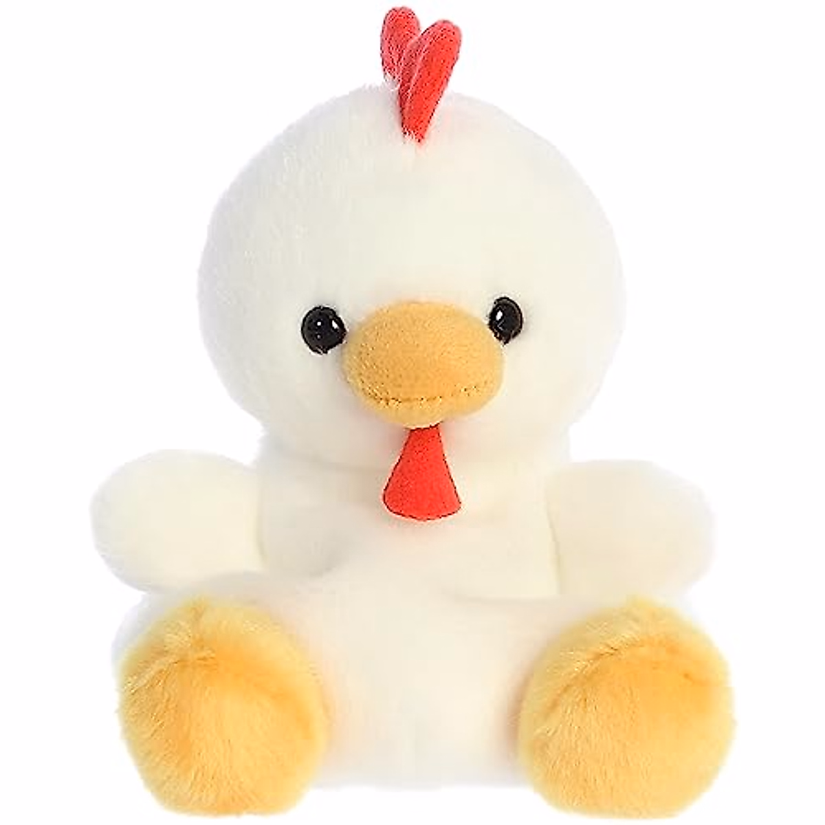 Aurora® Adorable Palm Pals™ Cooper Chicken™ Stuffed Animal - Pocket-Sized Play - Collectable Fun - White 5 Inches