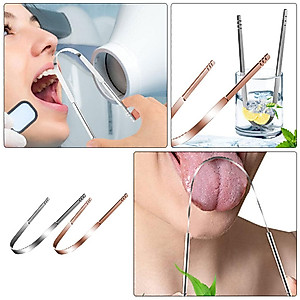 2pcs Scraper Oral Cleaning Tools Coating Cleaning Scraper Oral Care Cleaning Tool Cleaning Scrapers Cleaners Dental Supplies