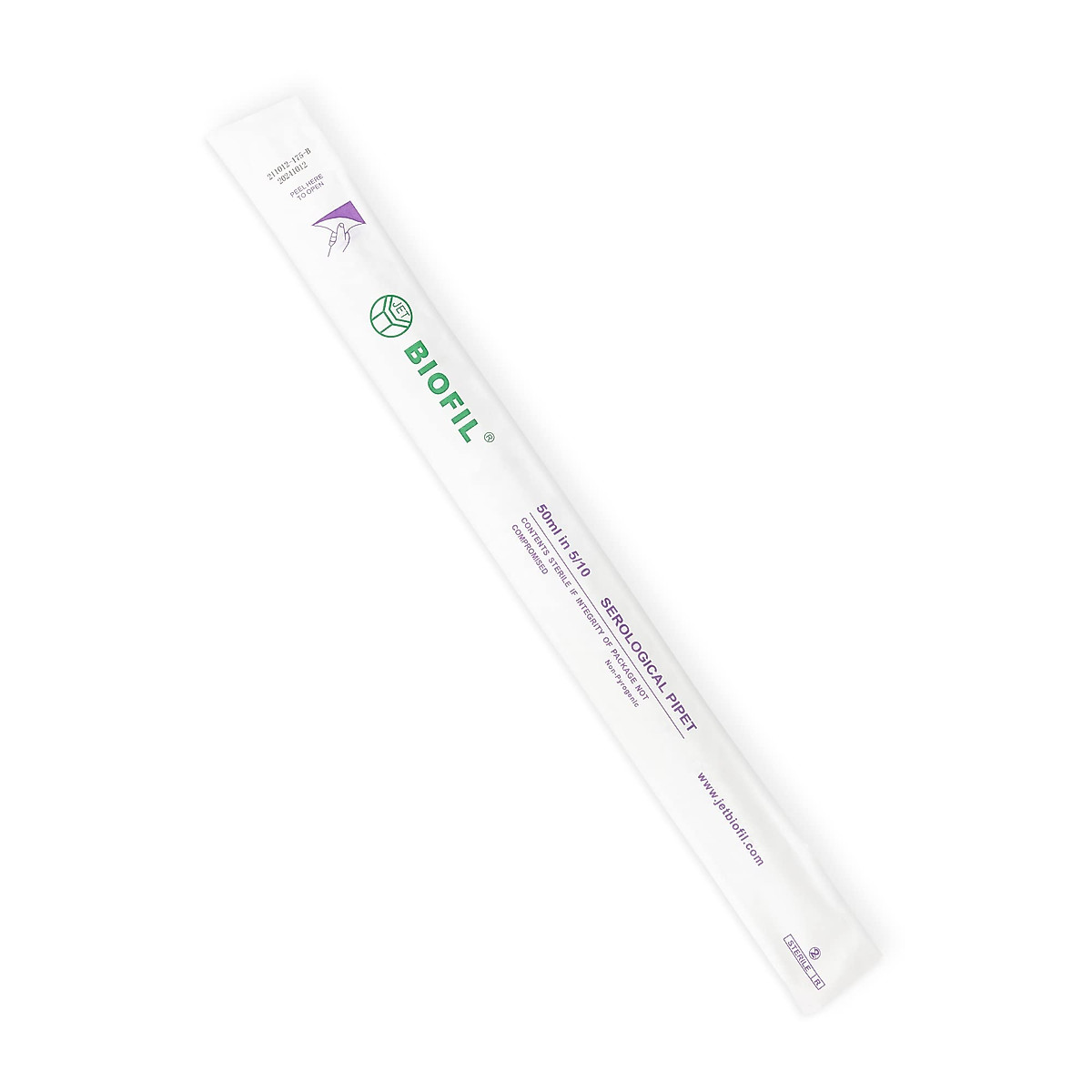 JET BIOFIL Disposable Serological Pipette, Sterile, Individually Wrapped, All Sizes (25 mL, 50)