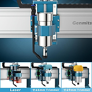 Genmitsu 3030-PROVer MAX CNC Router Machine with Linear Guide & Ball Screw Motion, Achieve ±0.05mm Accuracy for High Precision Metal Aluminum Copper Acrylic Engraving, Supports 4th Axis Rotary Kit