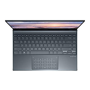 ASUS ZenBook 14 Ultra-Slim Laptop 14” FHD Display, AMD Ryzen 9 5900HX CPU, Radeon Vega 7 Graphics, 16GB RAM, 1TB PCIe SSD, NumberPad, Windows 11 Pro, Pine Grey, UM425QA-XH99