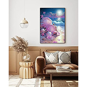 Pormipone Diamond Painting Kit for Adults,Diamond Art Kits,5D Diamond Painting Kit Full Drill Round for Wall Decor,Gift(12x16)