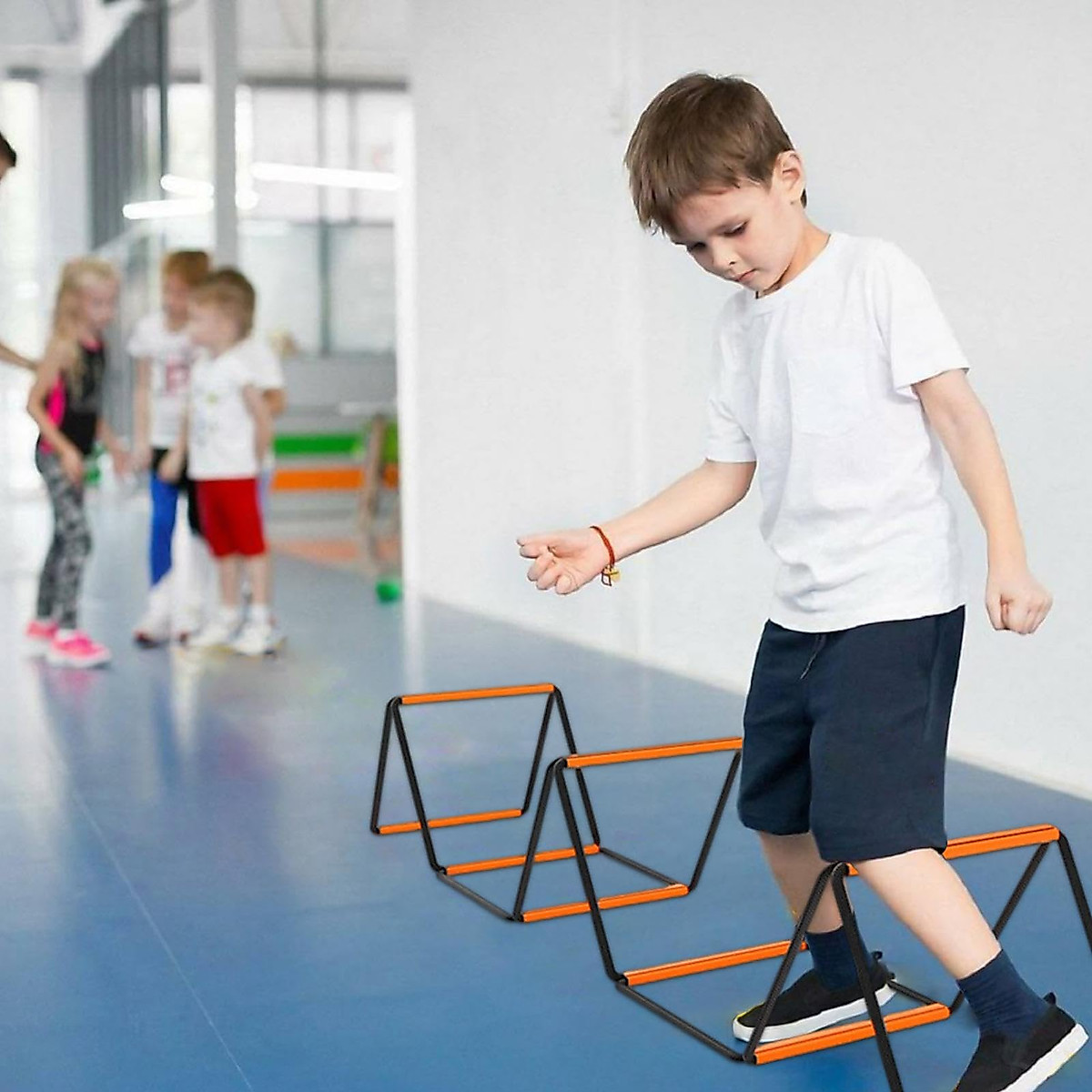 Agility Training Equipment, Kids Fitness Set, Ladder and Rope, Soccer Training Gear for Track, Basketball, Football, Fun Exercise Kit for Children, Versatile Sports Practice, Outdoor Play