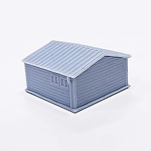 Outland Models Model Railroad Double Car Garage with Cars 1:160 Scale N