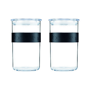 BODUM K11829-01SA Storage Jar, Black, 1 l