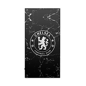 Head Case Designs Officially Licensed Chelsea Football Club Black Marble Mixed Logo Matte Vinyl Sticker Gaming Skin Case Cover Compatible with Xbox Series X Console