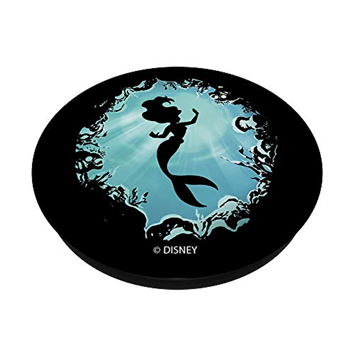 Disney Little Mermaid Ariels Silouhette Underwater PopSockets PopGrip: Swappable Grip for Phones & Tablets