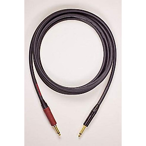 Mogami OD GTR-12 Overdrive Guitar Instrument Cable, 1/4” TS Male Plugs, Gold Contacts, Straight Connectors with silentPLUG, 12 Foot