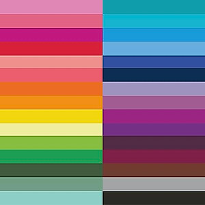 Tulip One-Step Tie-Dye Refills, Color Wheel, Permanent Fabric Dye, 30 Pack