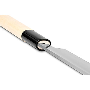Seki Japan Japanese SEKI SANBONSUGI Sushi Chef Knife, 420J2 Stainless Steel Sashimi Yanagiba Knife, Wood Handle, 210 mm (8.2 in)