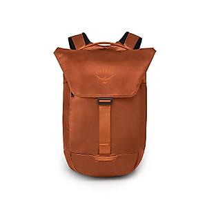 Osprey Transporter Unisex Flap Laptop Backpack, Black