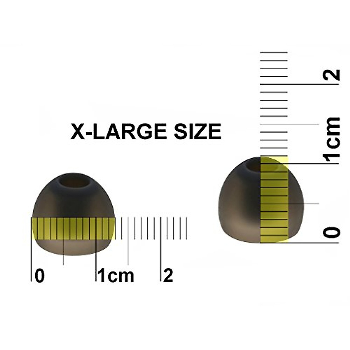 8pcs 2S/2M/2L/2XL (TB) Silicone Tips Compatible with True Wireless Earphones- Jabra Elite Sport, Samsung Gear IconX,Bragi Dash Headphone,Motorola VerveOne, Sol Republic Amps Air, LG HBS-F110 Tone Free