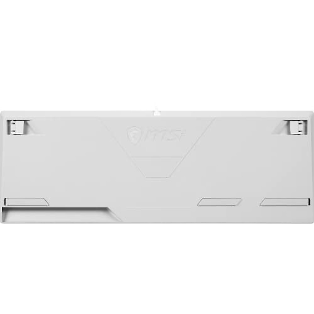 MSI Vigor Backlit RGB Dedicated Hotkeys Anti-Ghosting Mechanical Feel Gaming Keyboard (Vigor GK30 White US)