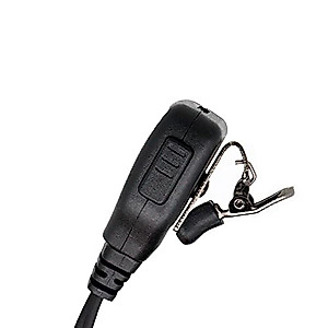 XPR 3500e XPR 3300e Walkie Talkie Earpiece XPR3500 XPR3000 XPR3300 Compatible with Motorola XPR 3300 3500 3300e 3500e Two Way Radio Headset with Mic PTT G Shape Surveillance Headphone