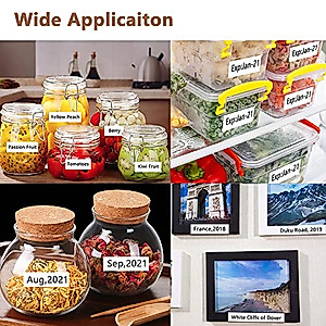 Hehua 18mm 0.7 Extra Strength Adhesive Laminated White Tape Compatible for Brother TZe-S241 TZeS241 TZ-S241 TZS241 for Ptouch PT D400 D600, 3/4'' x 26.2ft Black on White, 4 Pack