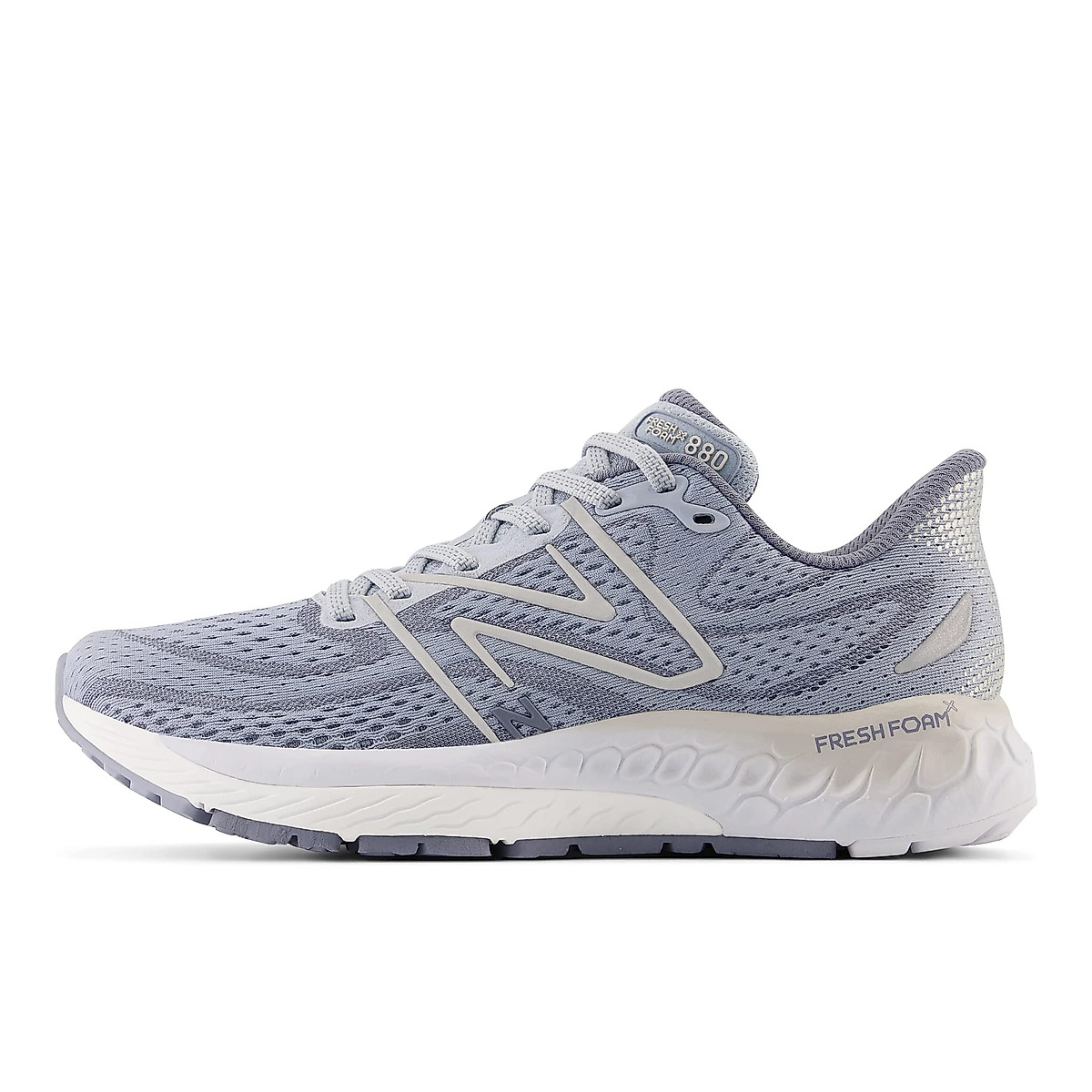 New Balance Women's Fresh Foam X 880 V13 Running Shoe, Light Arctic Grey/Arctic Grey/Light Silver Metallic, 11