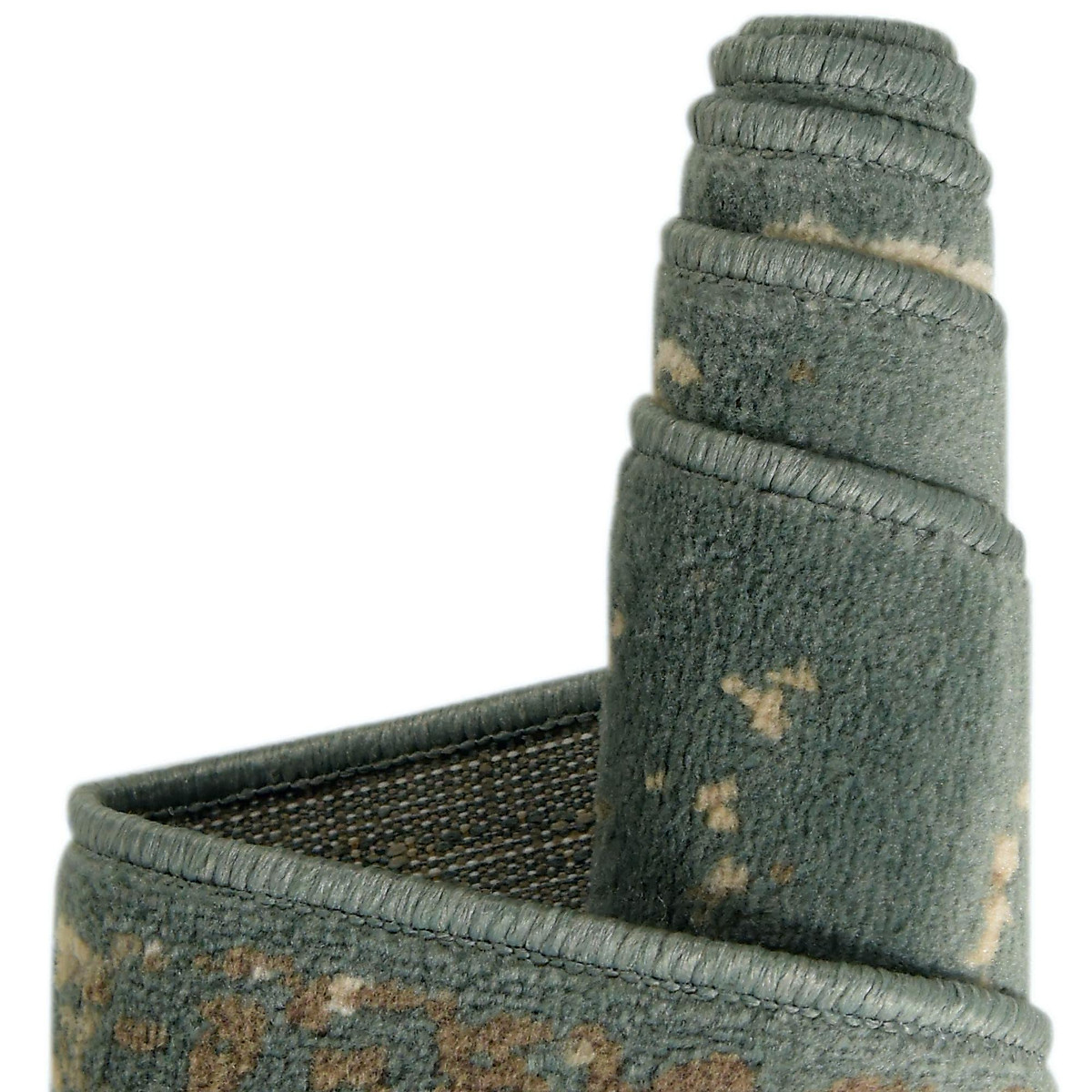 Rugs.com Mojave Collection Rug – 4' x 6' Green Medium Rug Perfect for Entryways, Kitchens, Breakfast Nooks, Accent Pieces