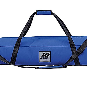 K2 Snow Unisex - Adults Double Padded Ski Bag, Unisex – Adults, Ski Bag., 20E5001, Blue, 175cm (Size 4.5)