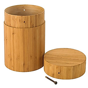Eco Burial: Biodegradable Urn, Burial Urn, Bamboo Urn
