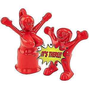 Fairly Odd Novelties Sir Mrs. Perky Novelty Wine Bottle Stopper Set, Red, One Size,