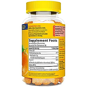 Nature Made Extra Strength Dosage Vitamin C 500 mg per Serving, Dietary Supplement for Immune Support, 60 Gummies, 30 Day Supply