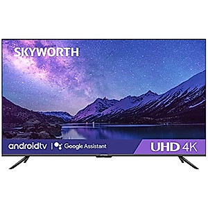 Skyworth S6G Pro 50-inch 4K UHD LCD Smart TV, Android TV with Google Assistant and Chromecast Built-in, Alex Compatibility