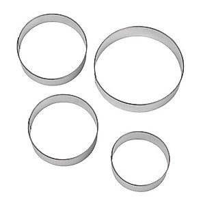 Wilton Nesting Circles Cookie Cutter Set, 4-Piece