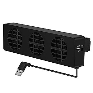 Mxzzand Good erformance Game Console Cooling Fan USB Cooling Game Console for Switch NS Console