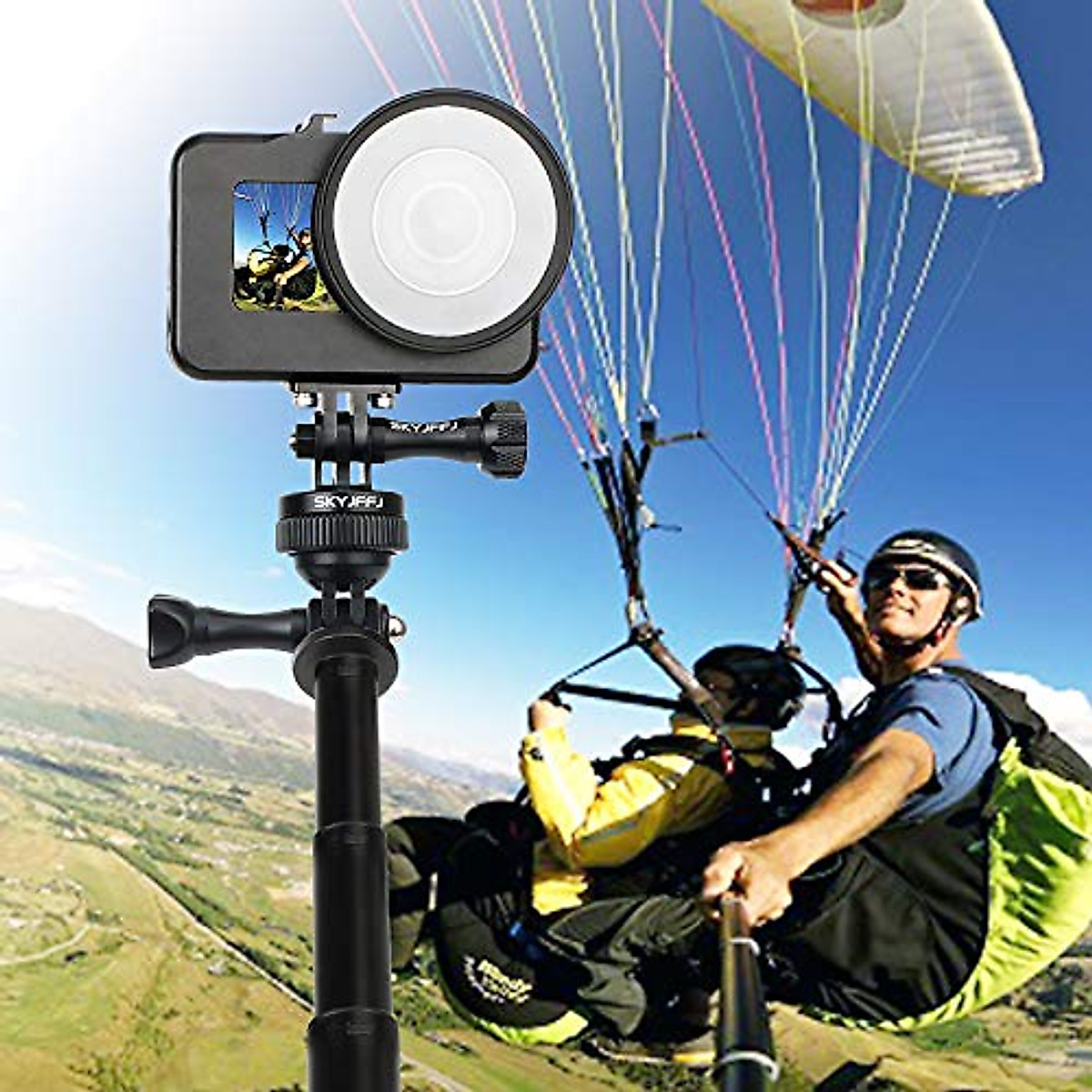 Aluminum-Tripod Adapter-Bolt-Adapter Compatible Action Camera gopro Hero 9 Tripod Mount Hero 8/7/6/5 DJI OSMO Akaso Geekpro