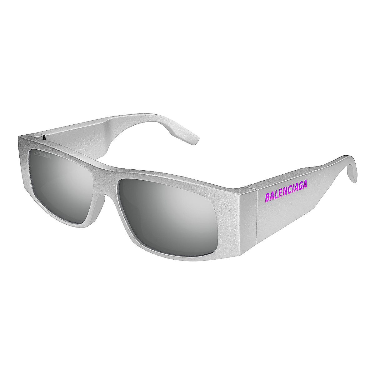 Balenciaga BB 0100S LED FRAME LIMITED EDITION Silver/Silver 56/15/150 unisex Sunglasses