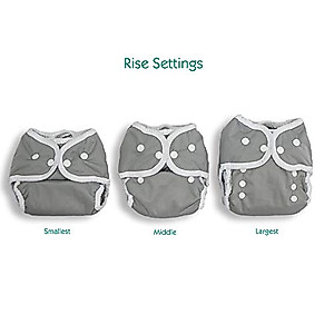 Thirsties Duo Wrap Reusable Cloth Diaper Cover, Snap Closure, Nightlife Size One (6-18 lbs)