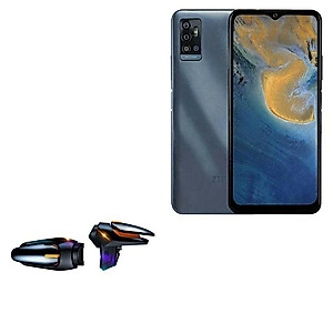 BoxWave Gaming Gear Compatible with ZTE Blade A71 (Gaming Gear by BoxWave) - Touchscreen QuickTrigger Auto, Trigger Buttons Autofire Gaming Mobile FPS for ZTE Blade A71 - Jet Black