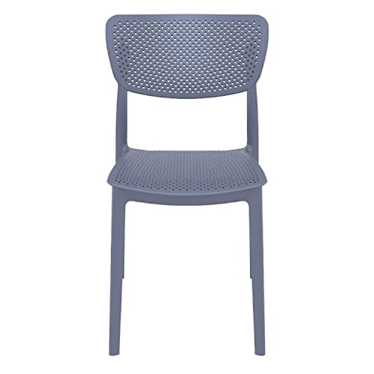 Compamia Lucy Dining Chair in Dark Gray Finish (Set of 2)