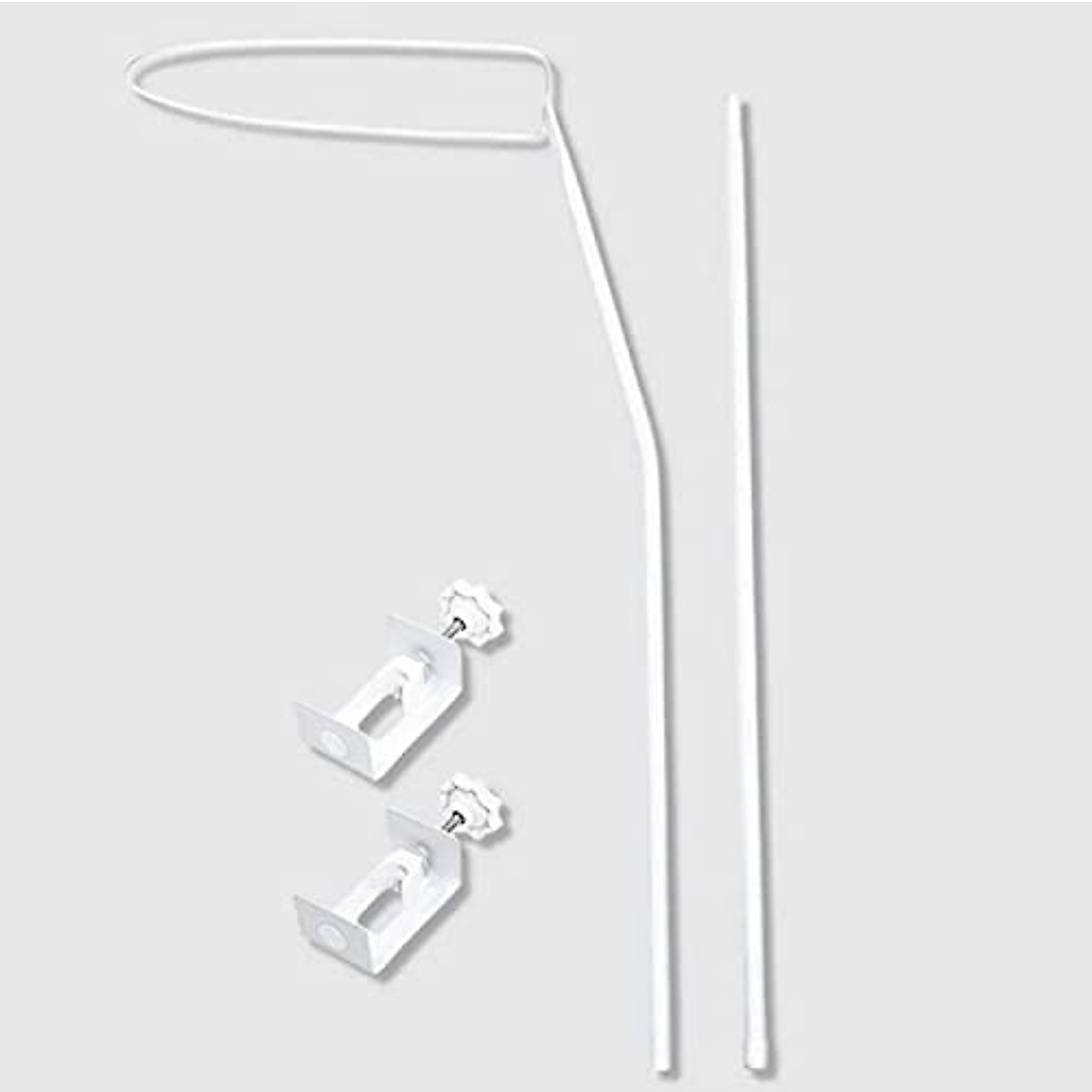 Soft canopy for nursery with holder and pompoms, Kids hanging tent for bedroom, Bed canopy, crib canopy, baby room decor, Nook baldachin (Dusty Pink)