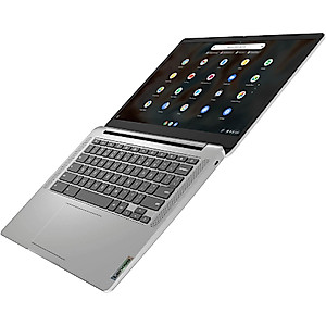 Lenovo Chromebook 14" FHD Touchscreen Laptop for Business, Student, Octa-Core MediaTek MT8183, 4GB RAM, 64GB eMMC+64GB Card, WiFi, Webcam, 10+ Hours Battery, Chrome OS, Arctic Grey | TGCD Bundle