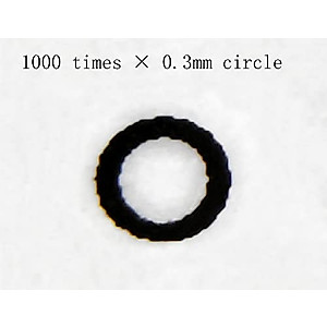 High Precision 1 Micron SEC Size Estimation Chart Transparency Defect Diameter Area Measure 1/5/10 Pieces Pack (1, 3)