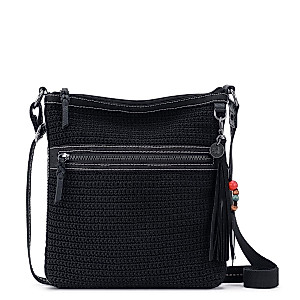 The Sak Women's crossbody Black 11in L x 1.5in W x 11in H; Drop: up to 26 inches
