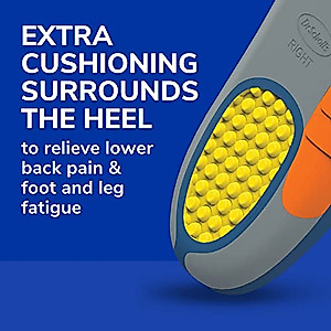 Dr. Scholl's Heavy Duty Support Pain Relief Orthotics, Designed for Men over 200lbs with Technology to Distribute Weight and Absorb Shock with Every Step (for Men's 8-14)