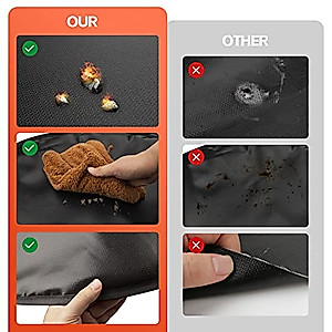 NEZUIBAN Fire Pit Mat,36'' Round Fireproof Mat for Under Fire Pit, Grill Mat for Protector Deck,Patio,Lawn or Outdoor