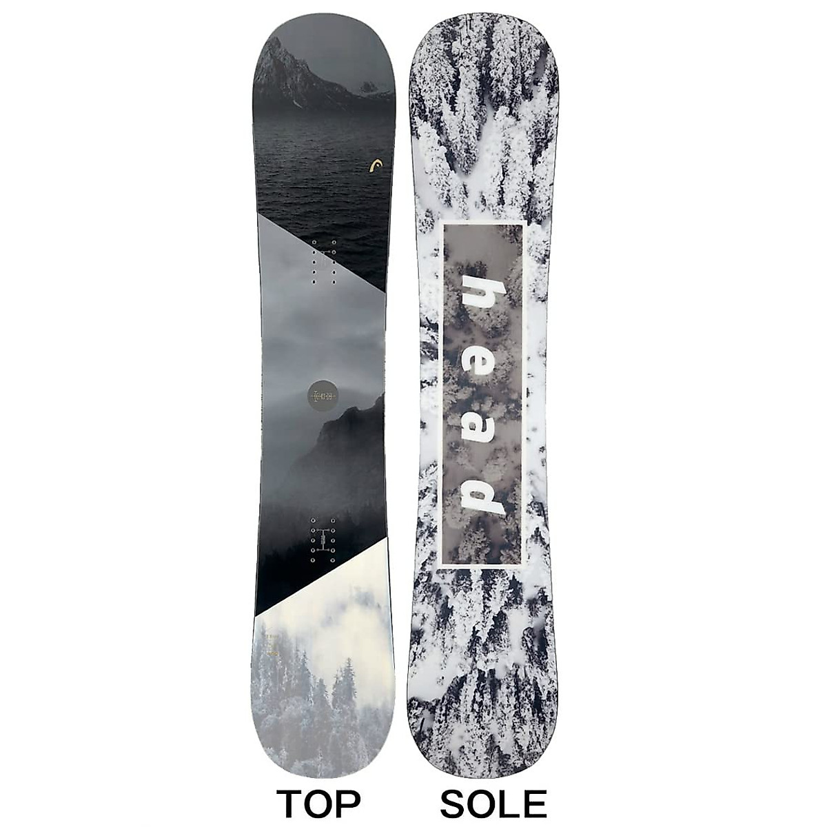 HEAD Unisex True 2.0 Black Snowboard, Size: 157 (331632-157)