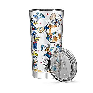 Stainless Steel Insulated Tumbler 20oz 30oz Donald Cold Hot Coffee Tea Cup The Coffee Cup Duck Travel Mug Wine Iced Tea Cup Hot Funny Travel Cups Suit For Home Travel Office